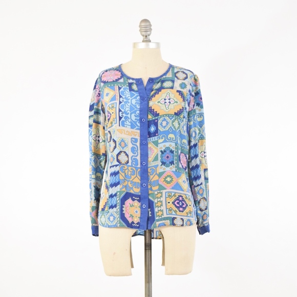 Trina Turk | Tops | Trina Turk Washed Silk Blouse | Poshmark